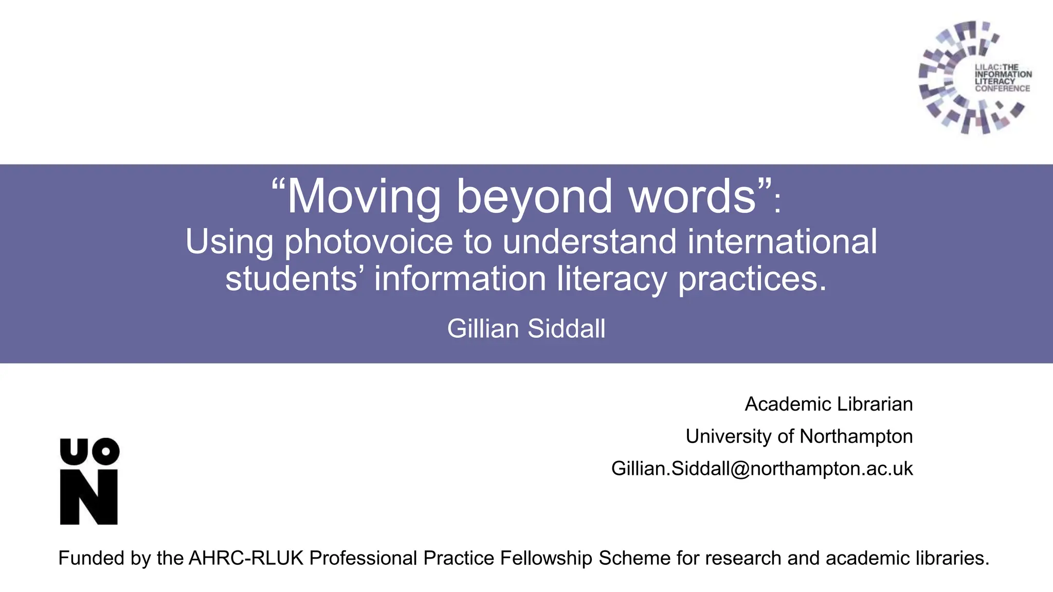 “Moving beyond words”: Using photovoice to understand international ...