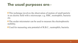 Moving boundary electrophoresis mpat | PPTX