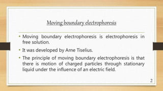 Moving Boundary & Isoelctric focusing(JEEV).pptx