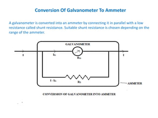 Moving coil galvanometer | PPTX