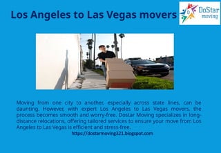 Moving companies Los Angeles California.pptx