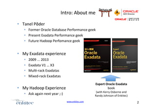 Moving Data Between Exadata and Hadoop | PPT