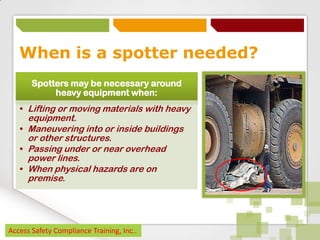 Moving equipment around the site | PPTX