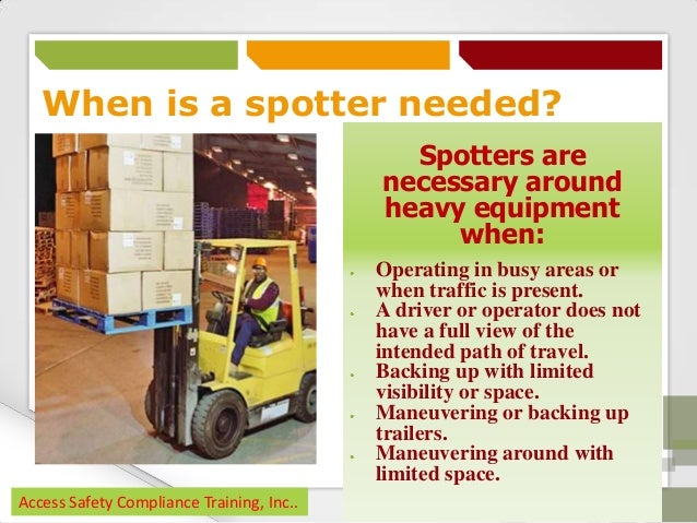 Moving equipment around the site