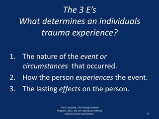 Moving forward in trauma awareness | PPTX