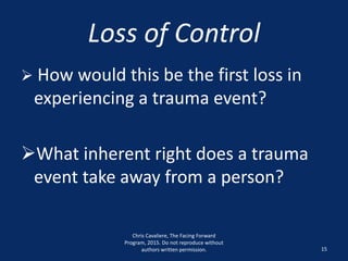 Moving forward in trauma awareness | PPTX