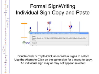 Moving forward with sign language projects in Formal SignWriting | PPT
