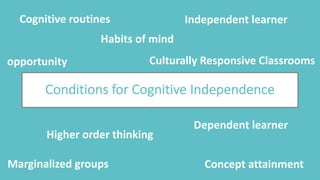 Moving from Dependence to Independence | PDF