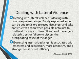 Moving from lateral violence to lateral kindness practical nursing feb ...