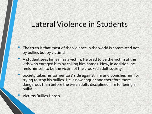 Moving from lateral violence to lateral kindness practical nursing feb ...