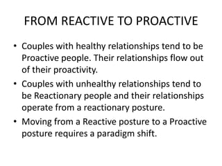 Moving from Reactve to Proactive | PPTX