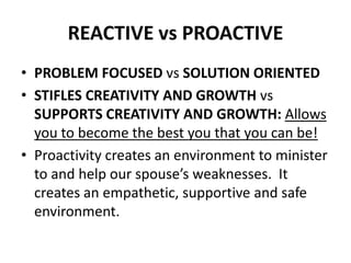 Moving from Reactve to Proactive | PPTX