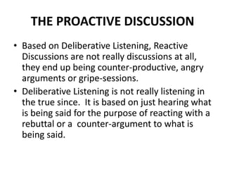 Moving from Reactve to Proactive | PPTX