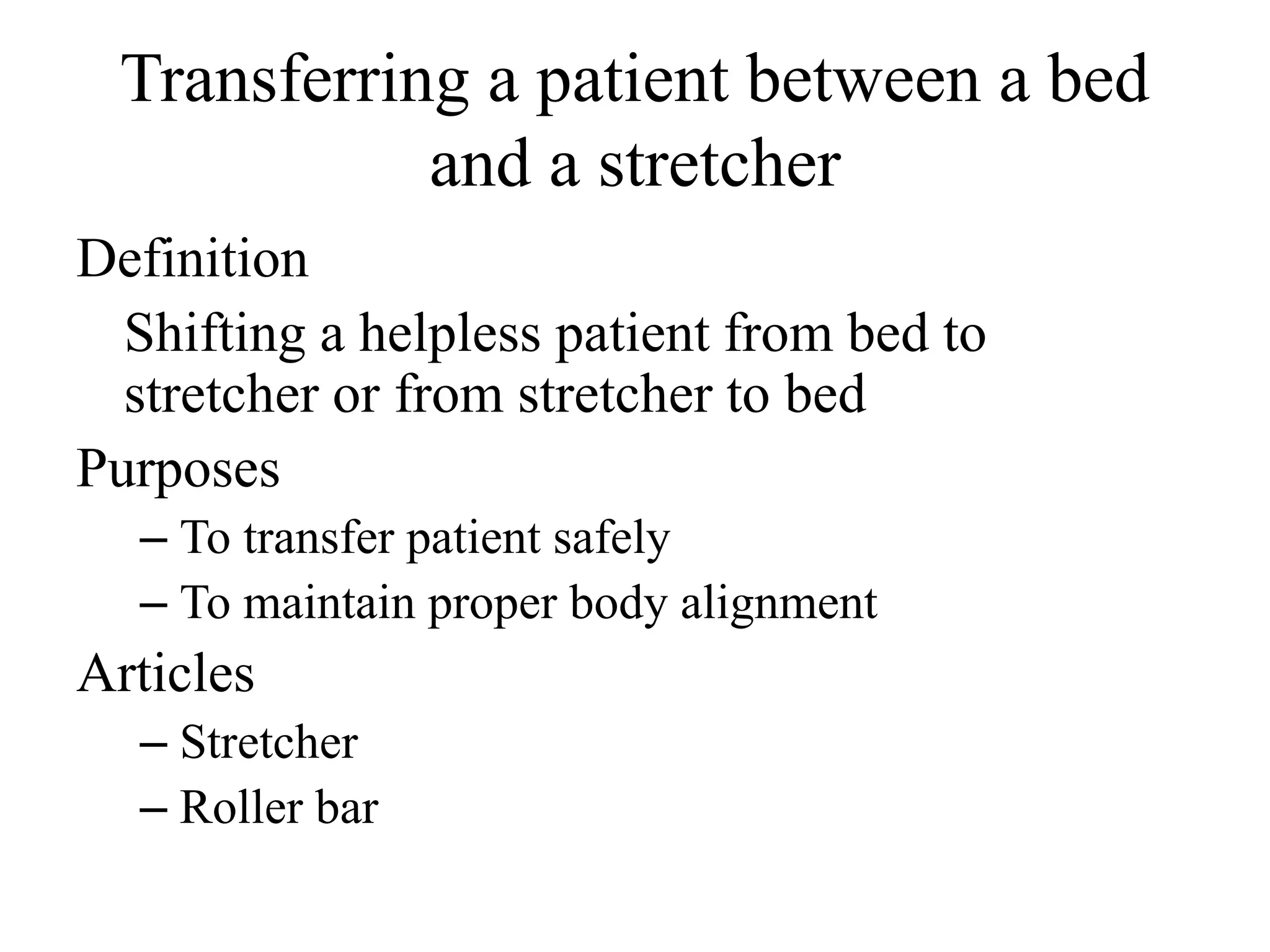 Moving ,lifting, and transferring patients | PPTX