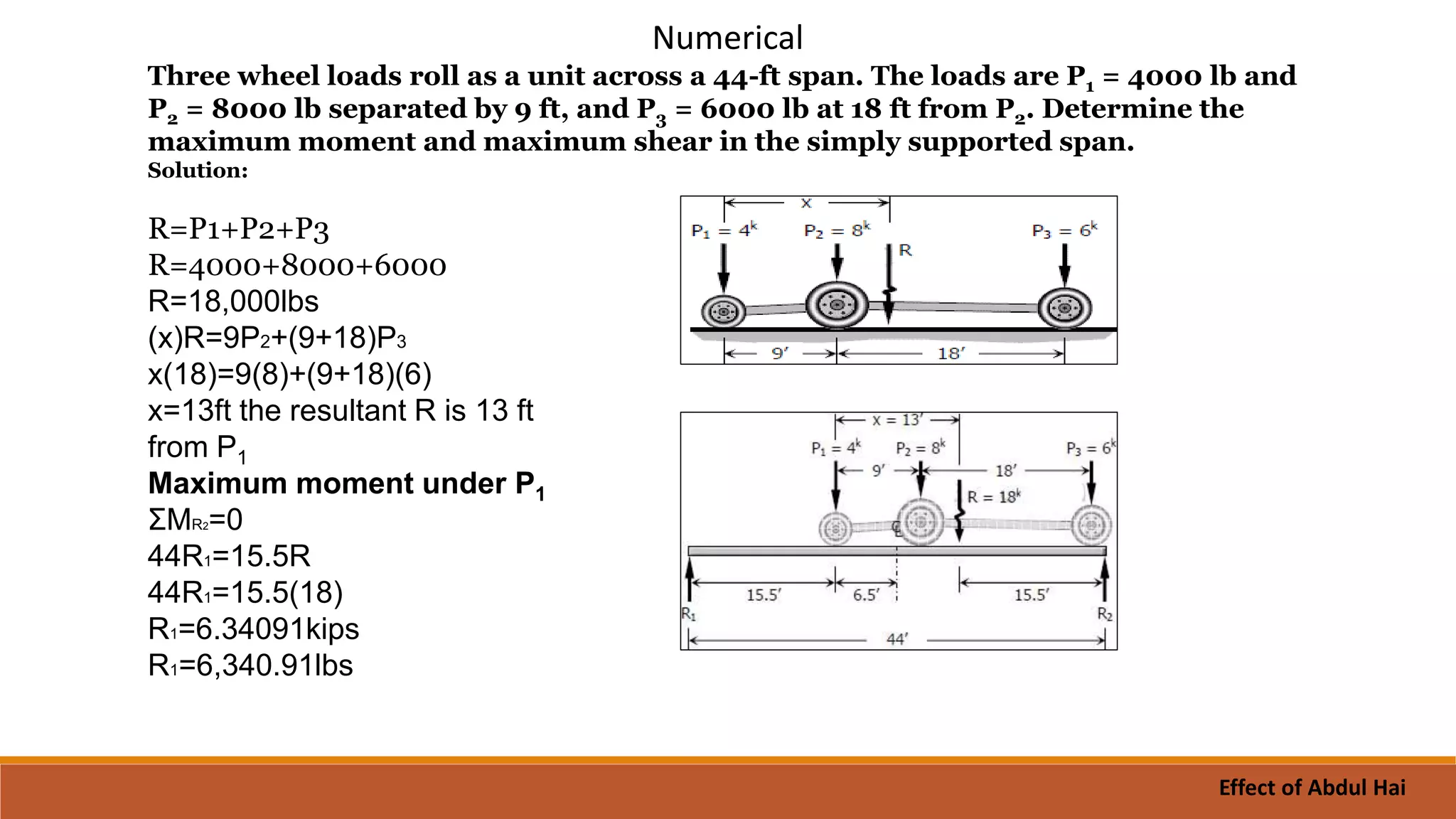Moving load | PPTX
