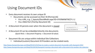 Moving mountains with Sharepoint - Document Management with SharePoint 2013 | PPT