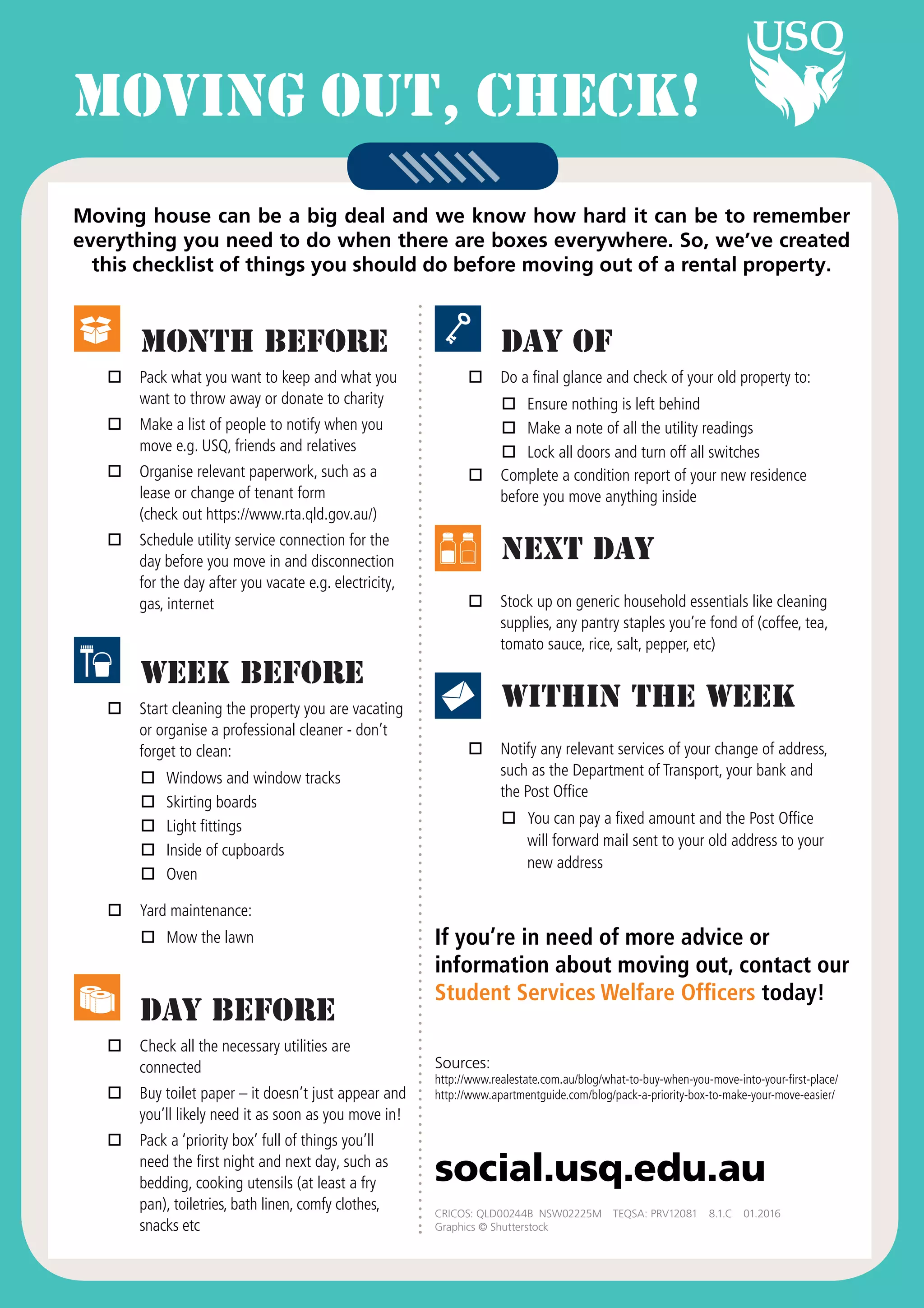 The ultimate moving out checklist | PDF