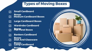 Moving & Packing Boxes | PPTX