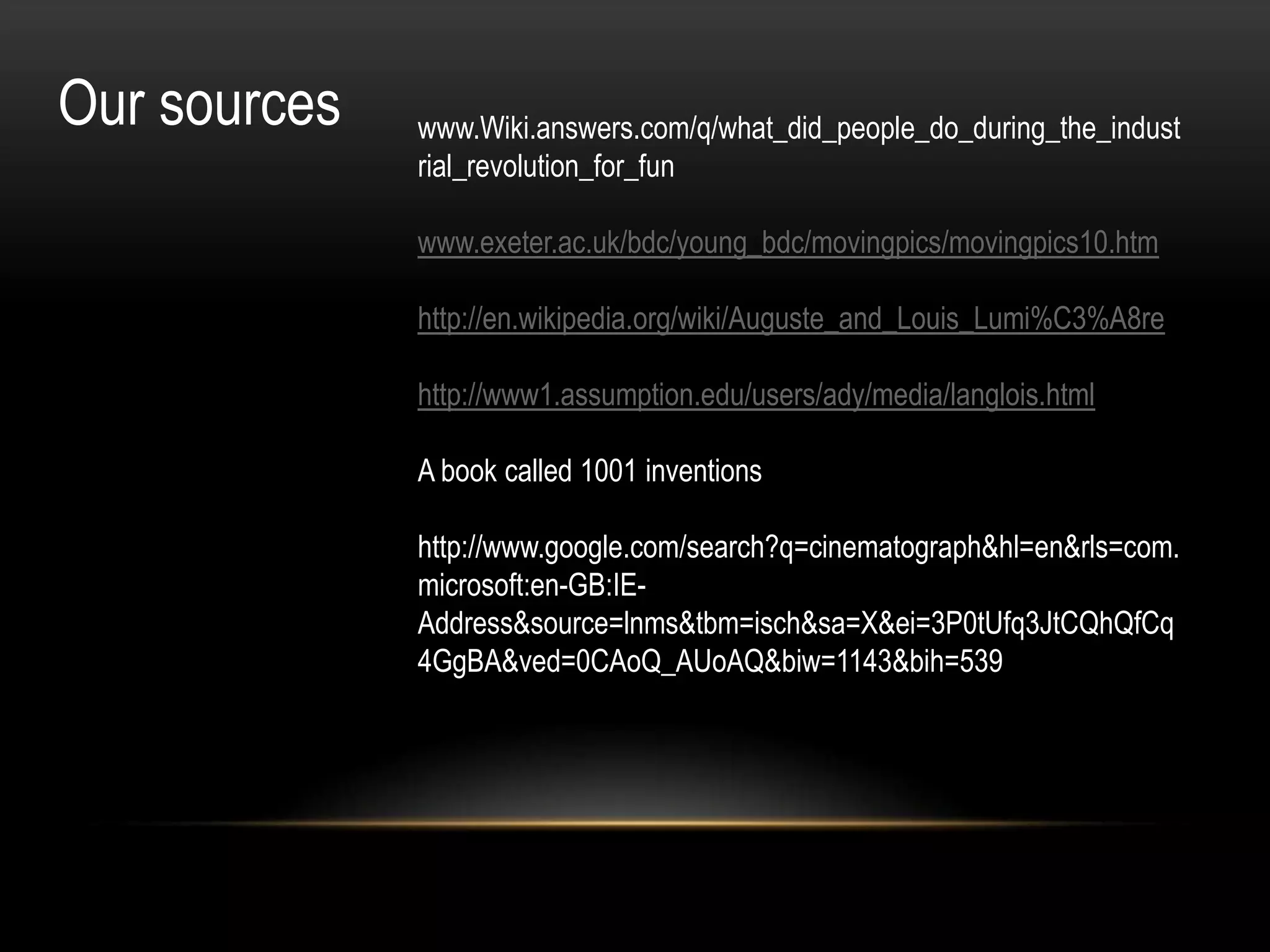 Moving Pictures Presentation | PPTX