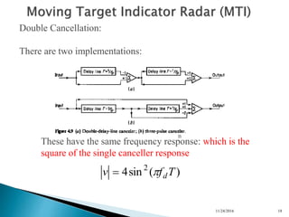 Moving target indicator radar (mti) | PPTX