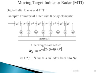 Moving target indicator radar (mti)part2 | PPTX
