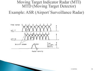 Moving target indicator radar (mti)part2 | PPTX