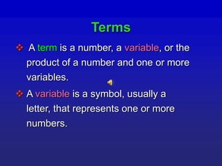Moving Terms | PPTX | Physics | Science