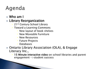 Moving a School Library Toward a Learning Commons | PPTX