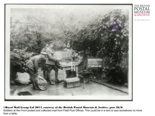 Last Post: The Postal Service in the First World War (Moving the Mail ...