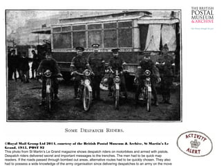 Last Post: The Postal Service in the First World War (Moving the Mail ...