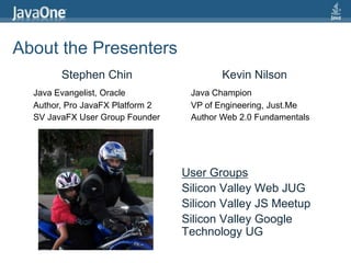 JavaFX and HTML5 - Like Curds and Rice | PPT