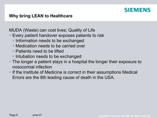 Moving to the Lean Enterprise in Healthcare | PDF