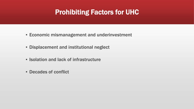 Moving towards uhc | PPT