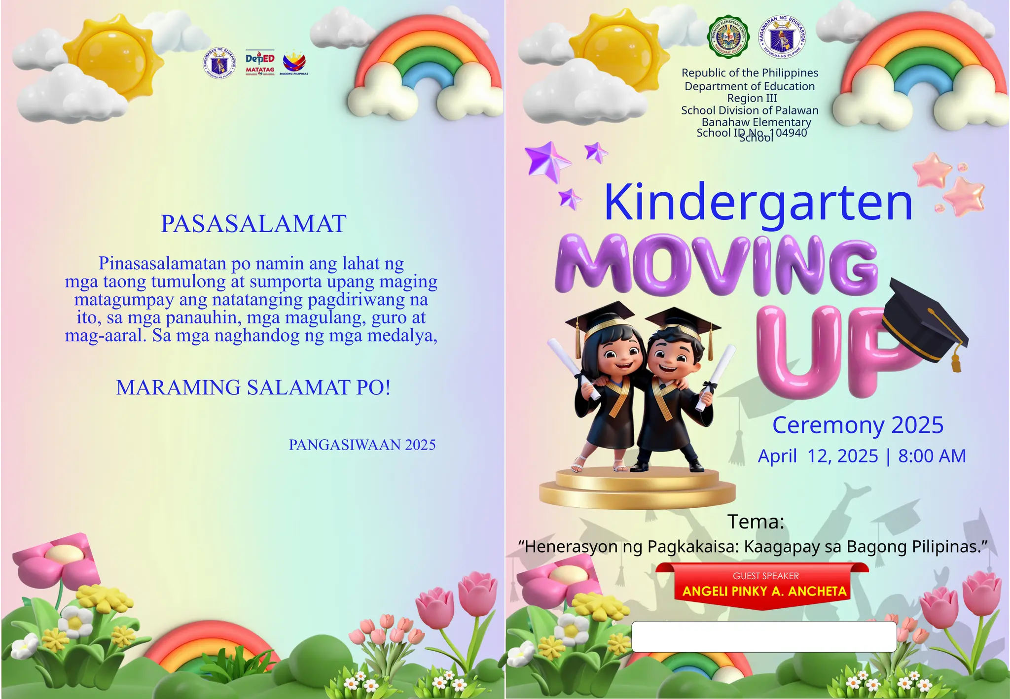 MOVING UP CEREMONY - BANES - finalized na | PPTX