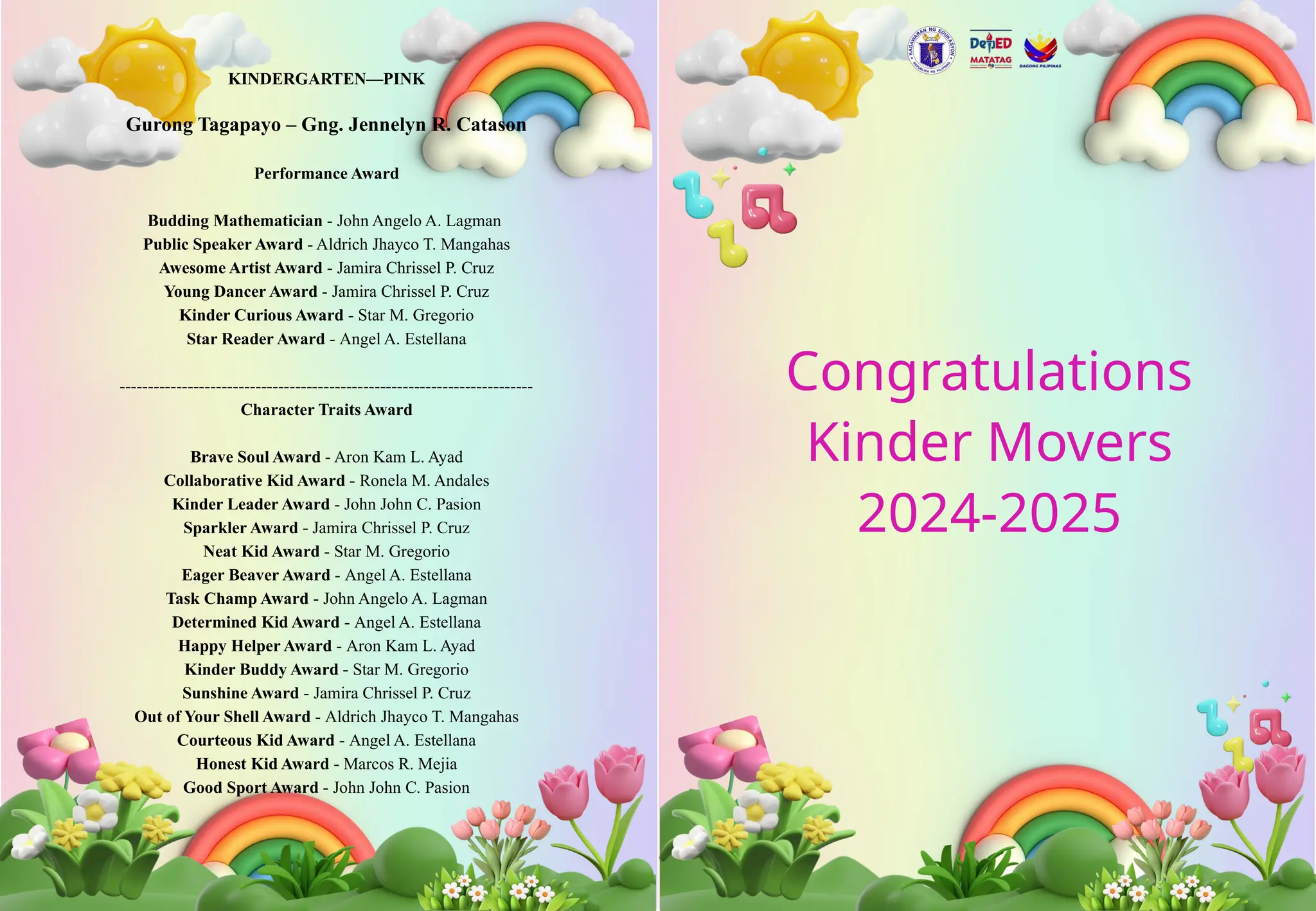 MOVING UP CEREMONY - BANES - finalized na | PPTX