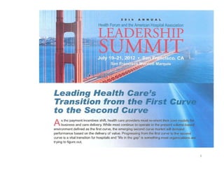 Moving up the curve: Second curve strategies for change | PPT