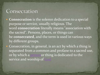 Moving up Through Consecration | PPTX