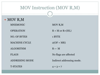 Mov instruction | PPT