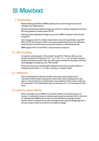 Movitext http interface specification | PDF
