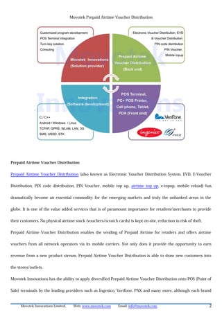 Movotek prepaid airtime voucher distribution | DOC