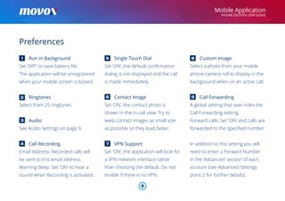 MOVOX Mobile Application User Guide | PDF