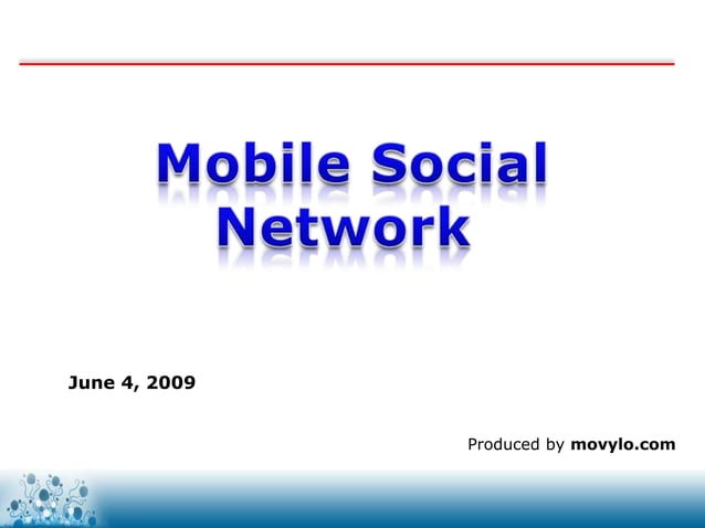 Mobile social network | PPTX