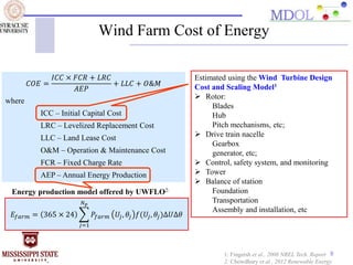 Multi-Objective WindFarm Optimization Simultaneously Optimizing COE and Land Footprint of Wind ...