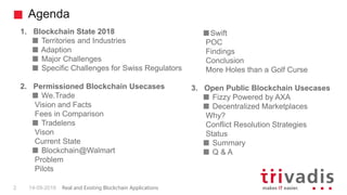 TechEvent Real and Existing Blockchain Applications | PPT