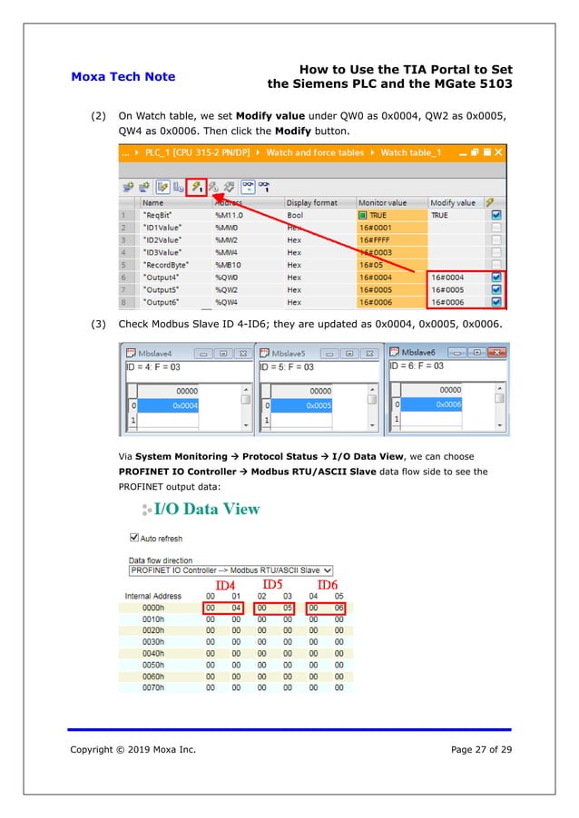 PLC: cómo usar el tia-portal para configurar un PLC siemens y el mgate-5103 tech note-v1.1 | PDF