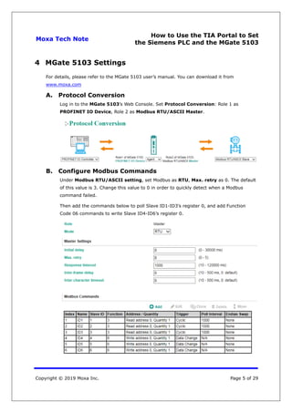 PLC: cómo usar el tia-portal para configurar un PLC siemens y el mgate ...