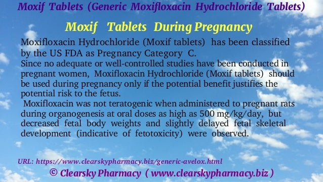 Moxif Tablets (Generic Moxifloxacin Hydrochloride Tablets) | PPT