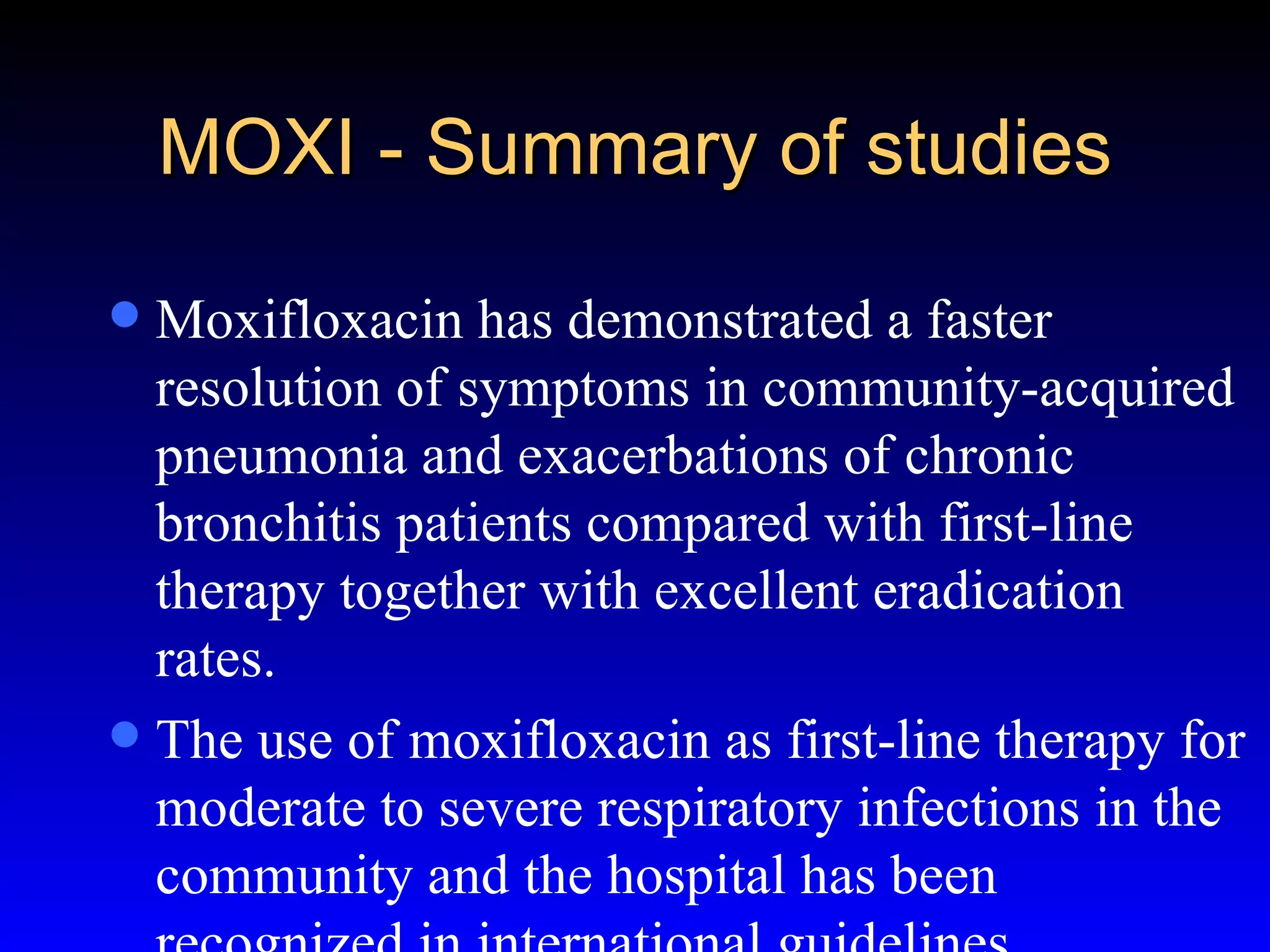 Moxifloxacin | PPT