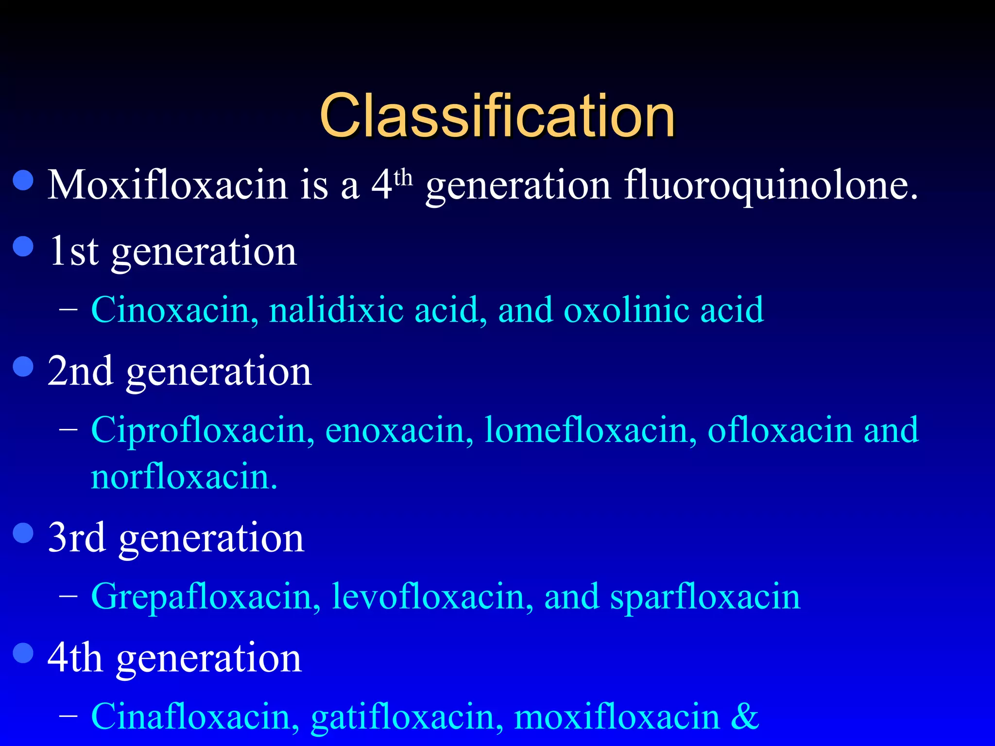 Moxifloxacin | PPT