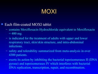 Moxifloxacin | PPT